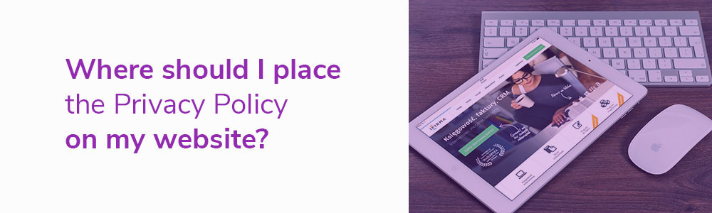 Where to Add Privacy Policies on Websites/Apps - Privacy Policies