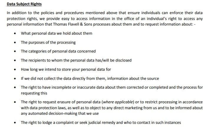 GDPR Compliance Statement - Privacy Policies GDPR Compliance Statement - Privacy Policies