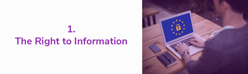 The Eight User Rights Under the GDPR - Privacy Policies